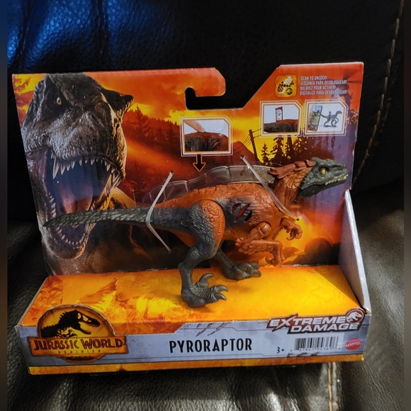 Mattel | Toys | Jurassic World Dominion Extreme Damage Pyroraptor Brand ...